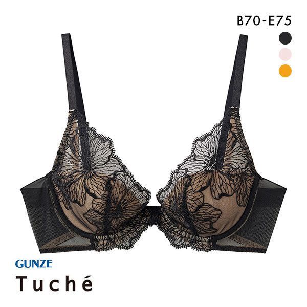 GUNZE Tuche more more sheer BRA balconette bra (Sizes B-E)(69JB3025H)(Direct from Japan ...