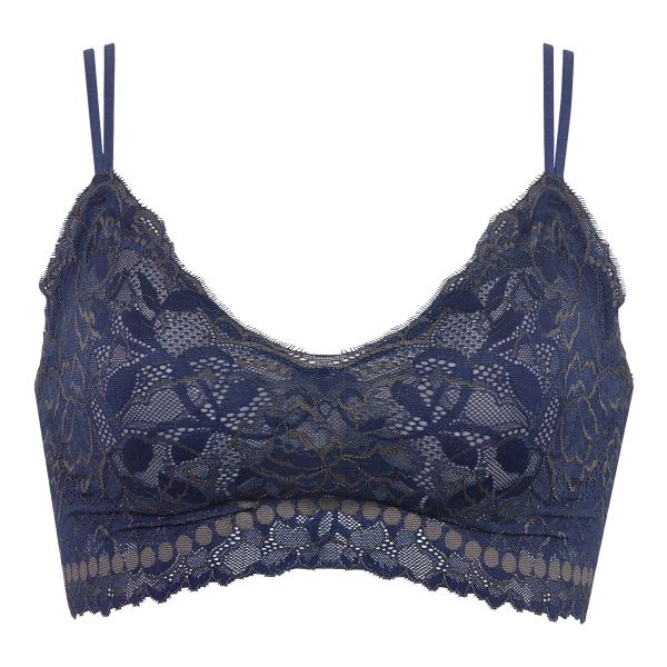 Wacoal Gococi CGG295 Wireless Lace Printed Half Top Bra (M-L)(40CGG295 ...