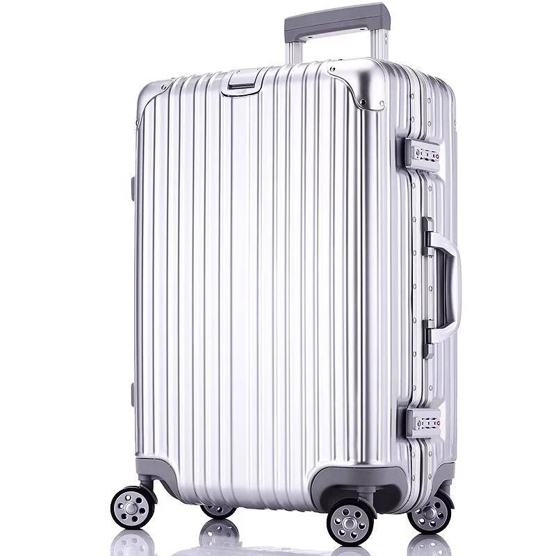 Aluminum 20-28 inch Luggage with TSA Lock - 360° Silent Wheels, Scratch ...