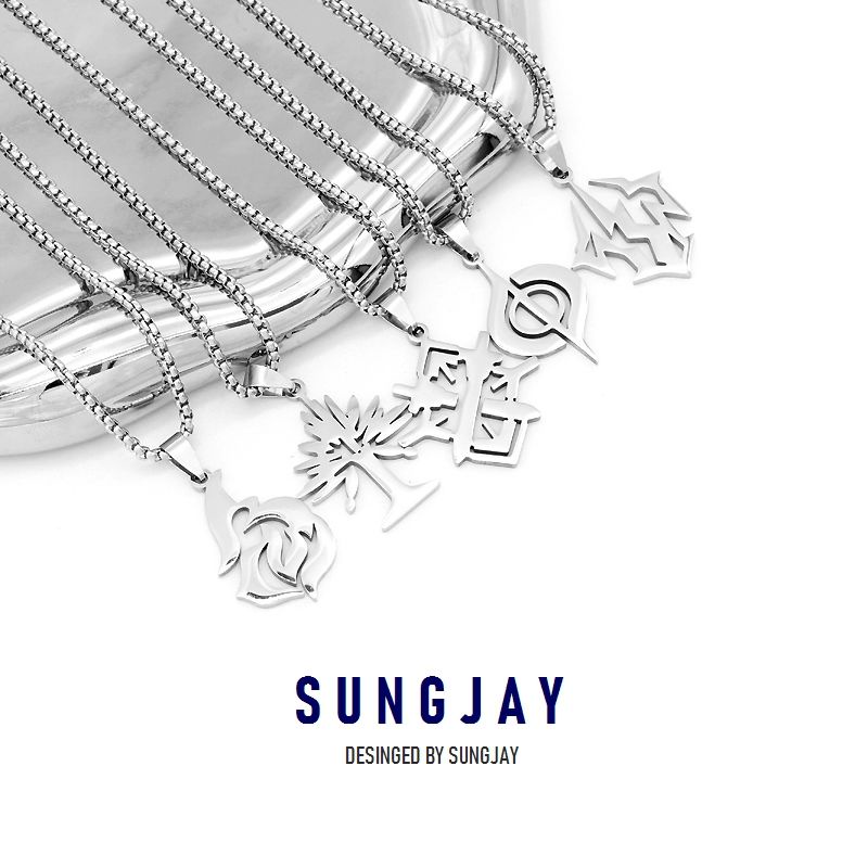 Honkai Star Rail Properties Wind Thunder Fire Ice Void Pendant Titanium ...
