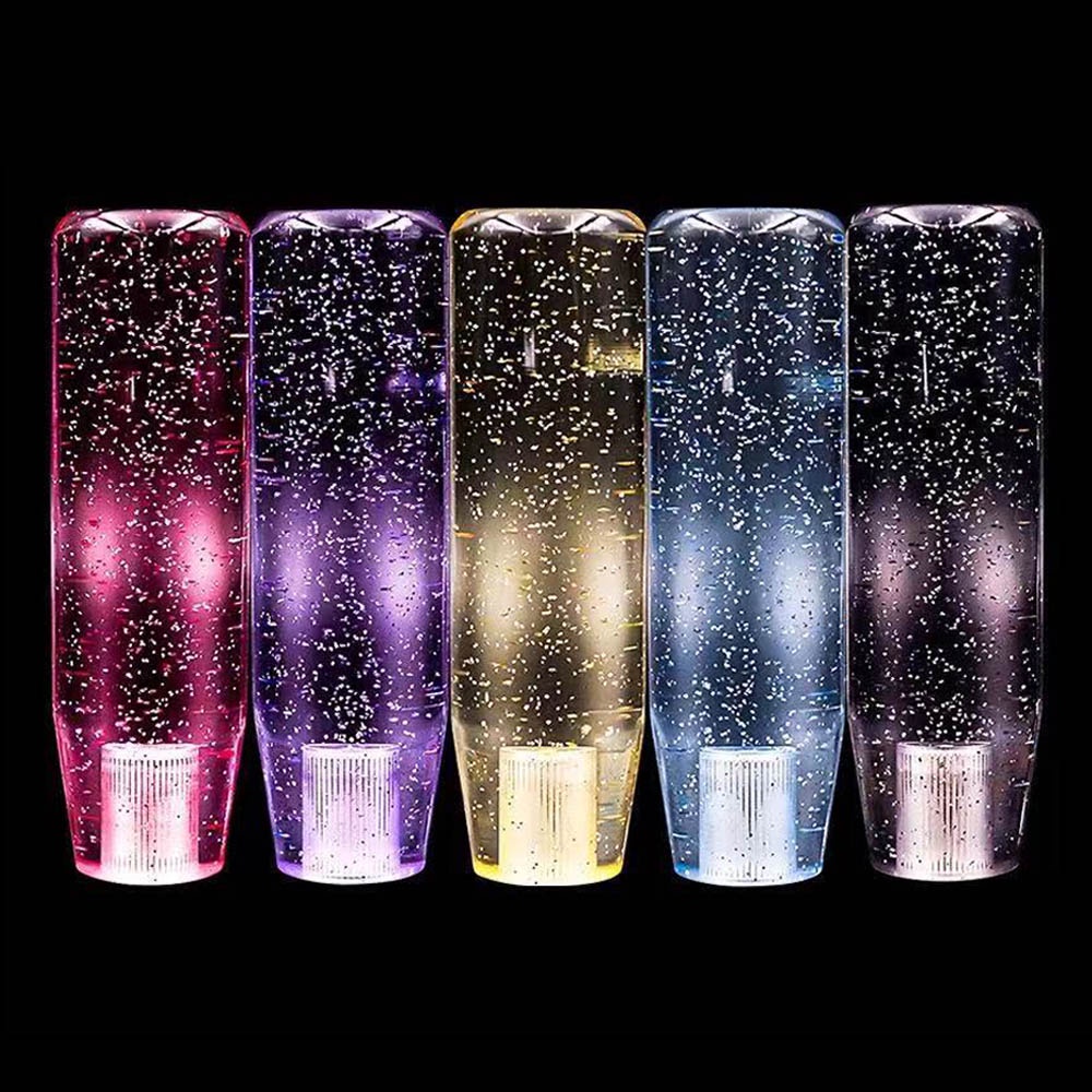 Universal Car Racing Crystal Shift Knob 15cm Manual Gear Stick Shifter ...