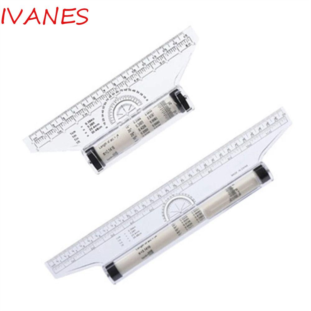 IVANES Rolling Parallel Rulers Drawing Tool Multi Function 15cm 30cm ...