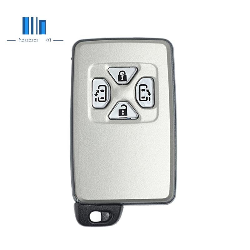 Car Smart Card Remote Car Key Shell Case Fob 4 Button For Toyota ...