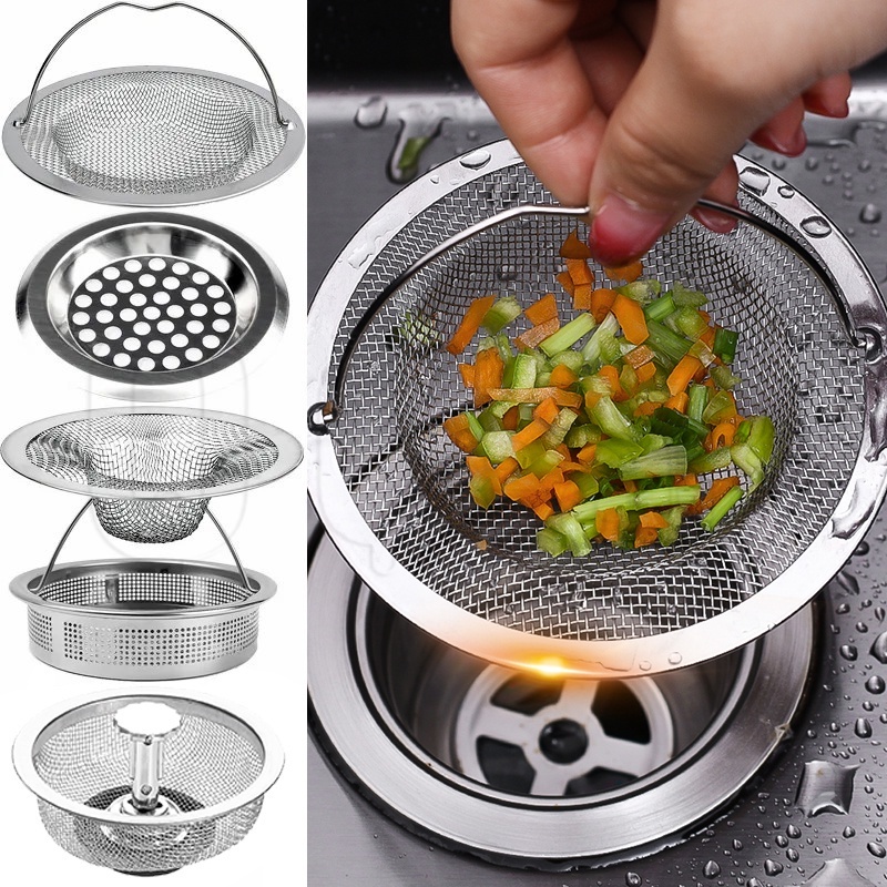 Kitchen Sink Stainless Steel Mesh Filter with Handle / Household ...