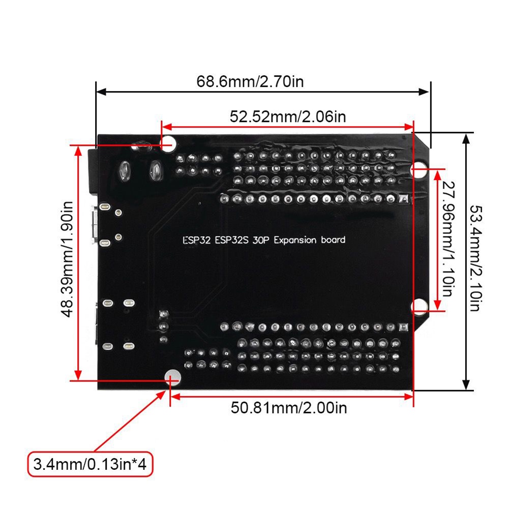 Esp32 Expansion Development Board Type C Micro Usb 30pin Gpio