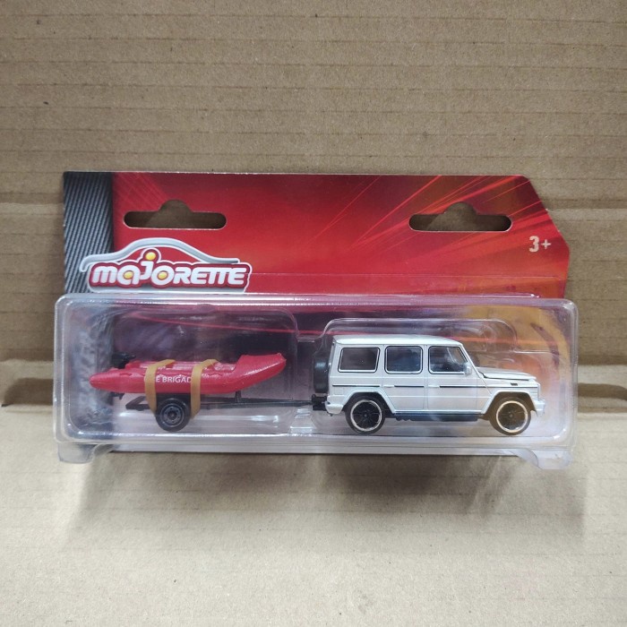 Majorette Trailer Mercedes Benz AMG G63 with Fire Brigade Boat | Shopee ...