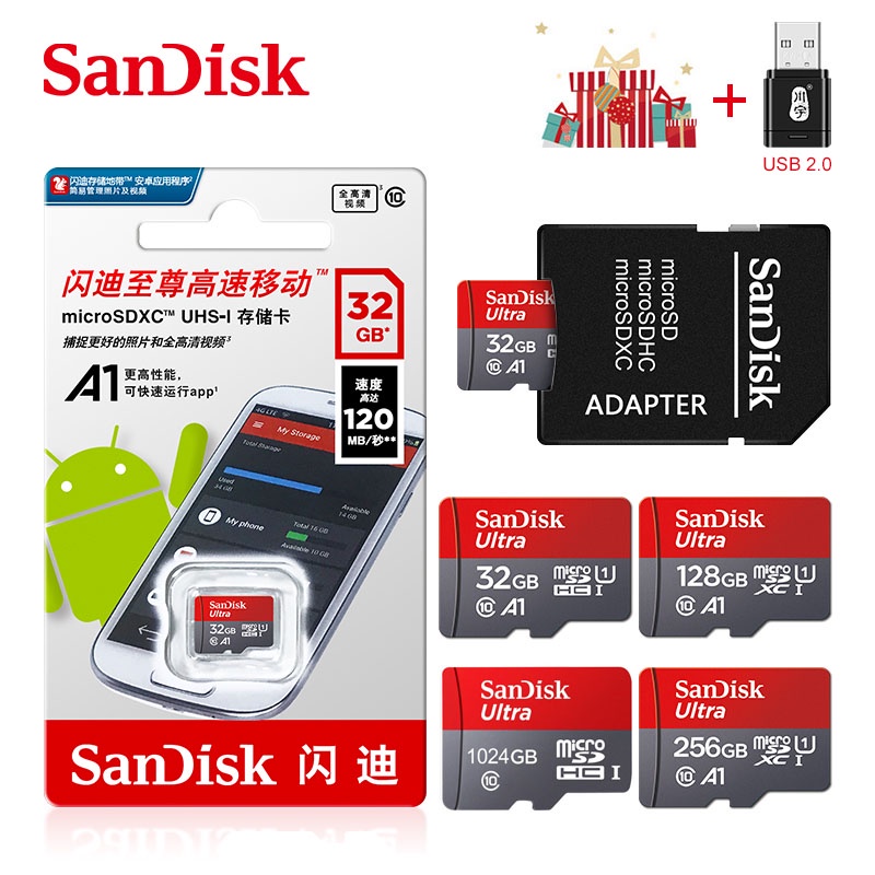 Micro SD Card 128GB 64GB Class10 Memory Card 256GB Microsd 32GB 512GB 1TB SD/TF Flash Card For ...