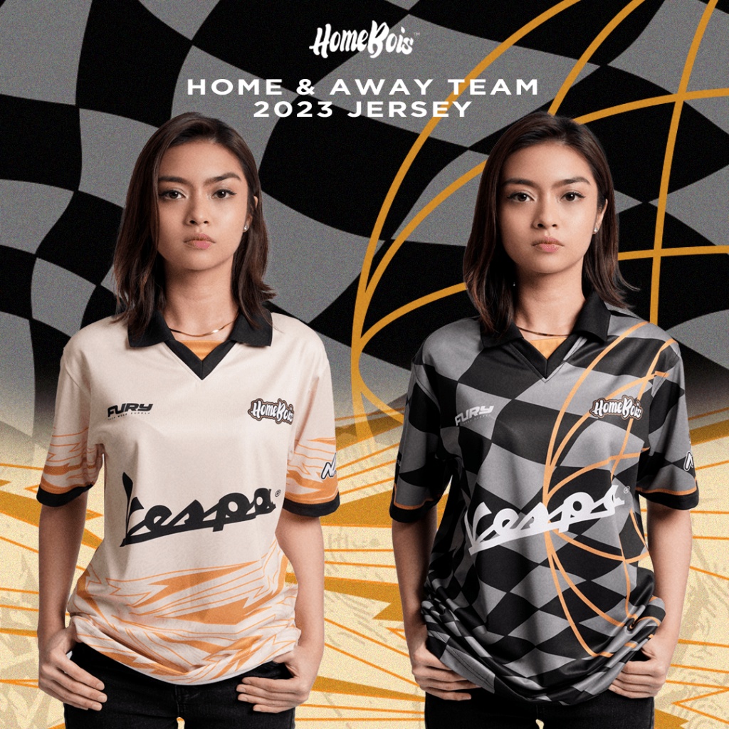 Homebois Vespa Jersey 2023 HOME and AWAY JERSEY Baju Raya Lelaki Jersi ...