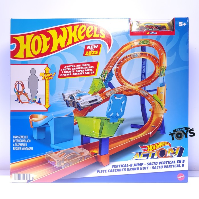 Hot Wheels Action Vertical 8 Jump Track Set | Shopee Singapore