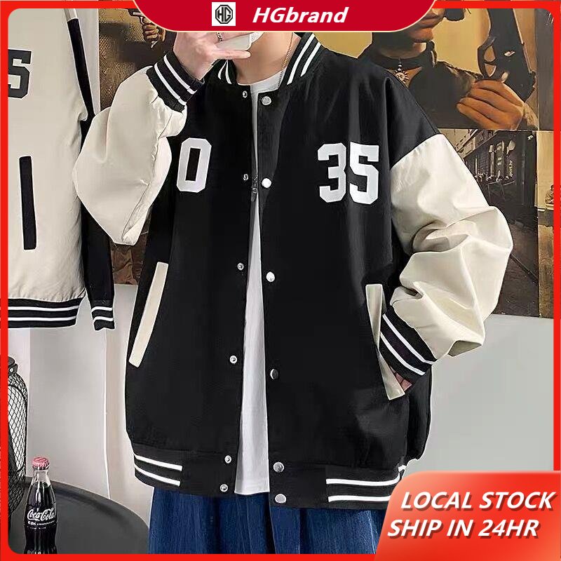 Baseball Jacket for Men Suitable for Spring | Shopee Singapore