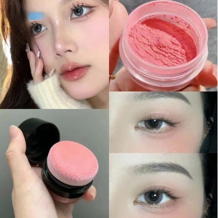 Vitality Blush Powder Matte Fine Powder Blush Uniform Skin Color ...