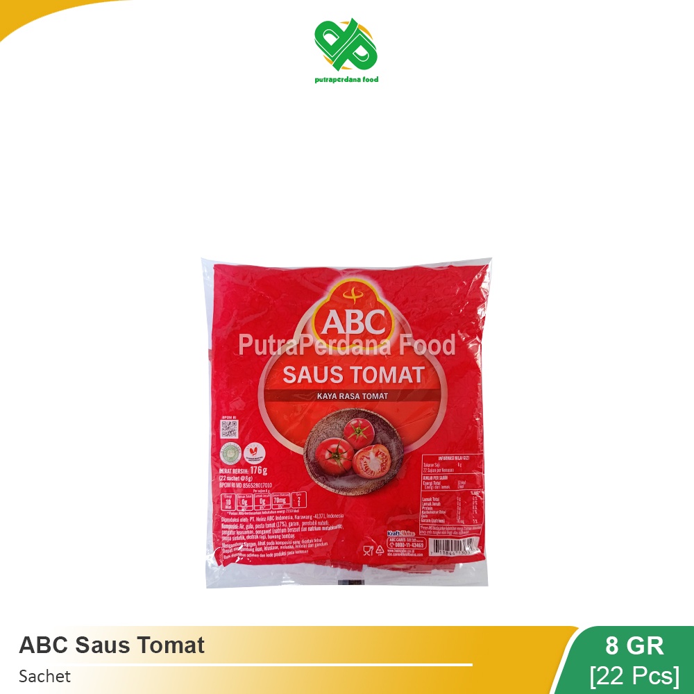 Abc Tomato Sauce Sachet 8gr (22 Pcs) | Shopee Singapore
