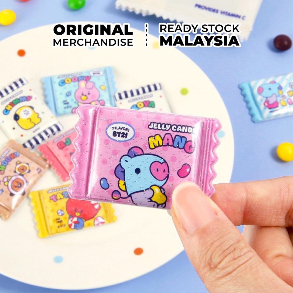 [OFFICIAL] BT21 Jelly Candy Fridge Magnet BTS BT21 TinyTAN BangTan Kpop Merch | Shopee Singapore