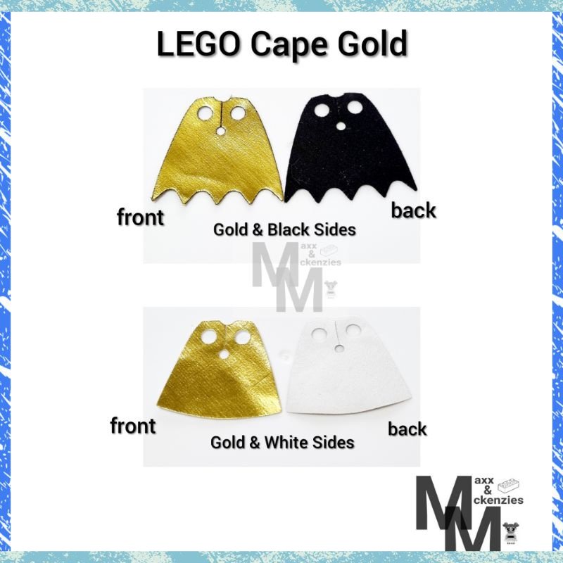 Cape Cloth GOLD LEGO Minifigure Body Wear | Shopee Singapore