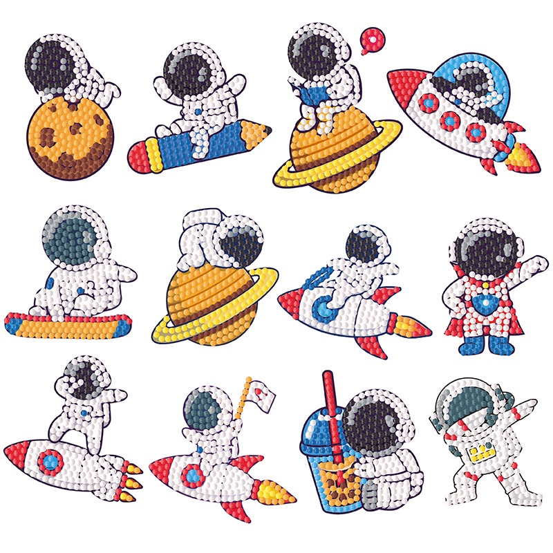 Children DIY Handmade Diamond Stickers Concentration Training ...