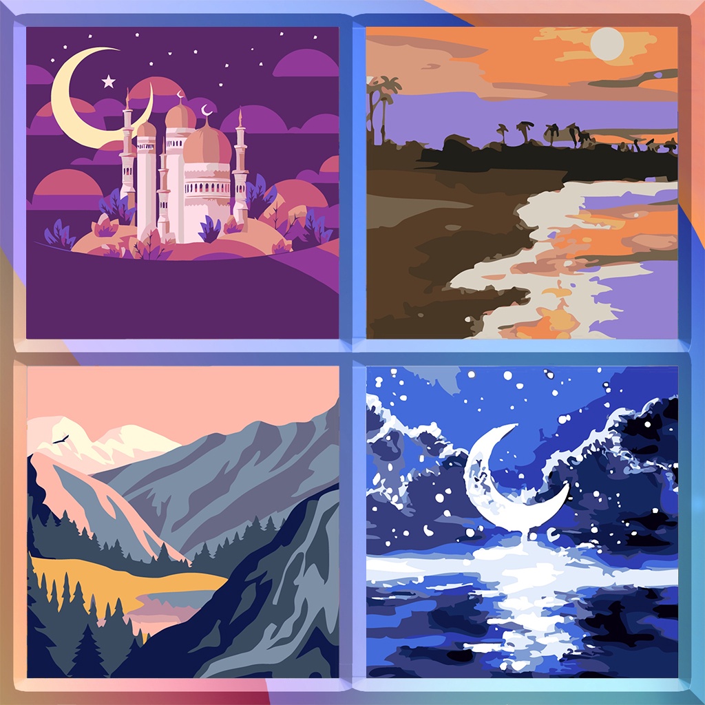 DIY Paint by Numbers for Adults Beginner, Canvas Oil Painting Kit ...