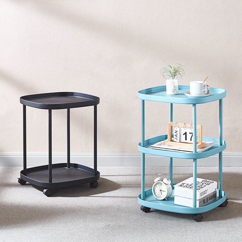 Sofa Side Table Round Small Tea Table Coffee Table Bedroom Bedside ...
