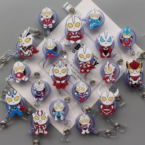 Ultraman Japanese Cartoon Nurse Doctor Retractable Pull Badge Reel ...