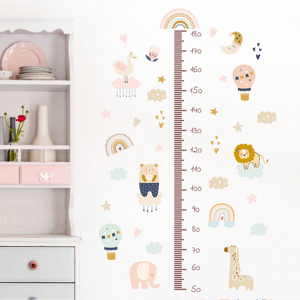 Cartoon Small Animal Cloud Height Ruler Cute Children's Room ...