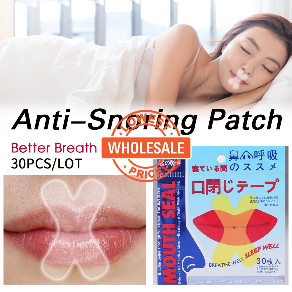 [Wholesale] 30pcs X Shape Anti Snoring Breath Strip Breathing Patch ...
