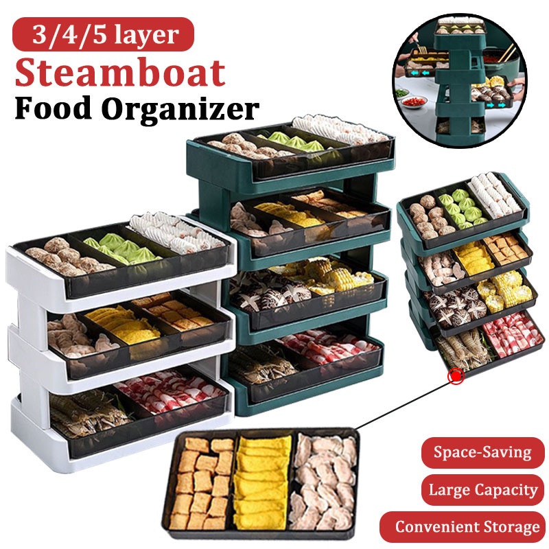 Steamboat Food Organiser / Hot Pot Storage Organizer /Multifunctional ...