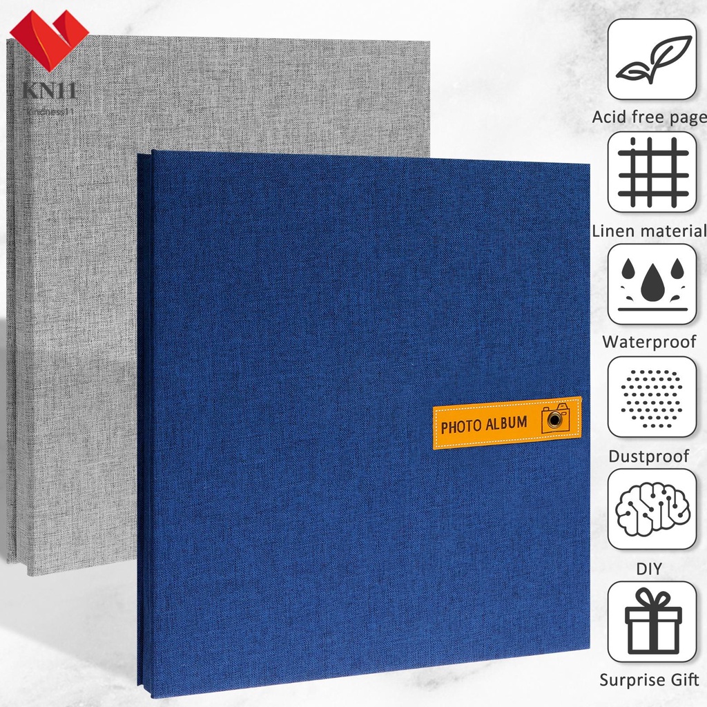 60 Pages Large Photo Album Self Adhesive Photo Album with Pen 4x6in ...