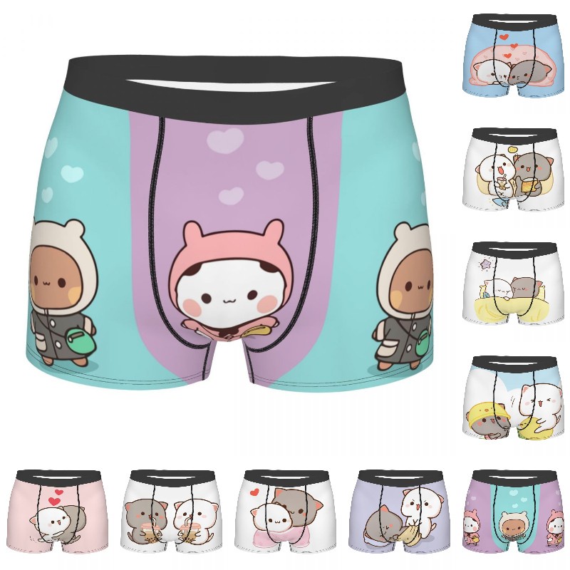 Dudu Bubu Mochi Peach Cat Funny Underwear Men Sexy Print Customized ...