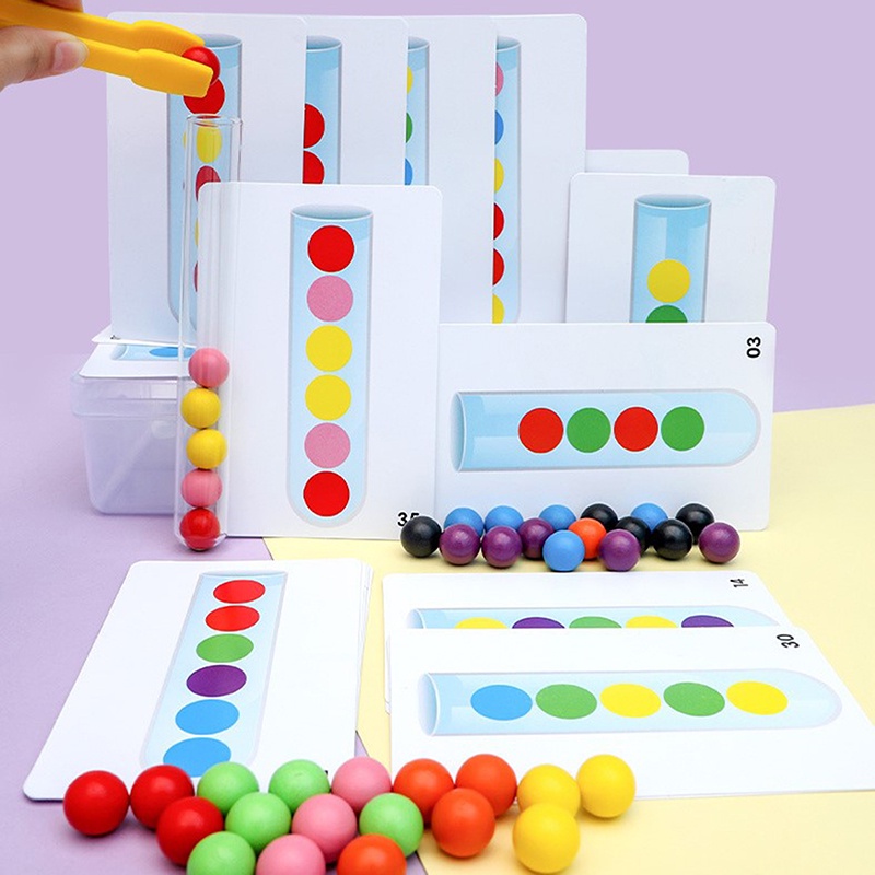 Test Tube Toy for Children Logic Concentration Fine Motor Training Game ...