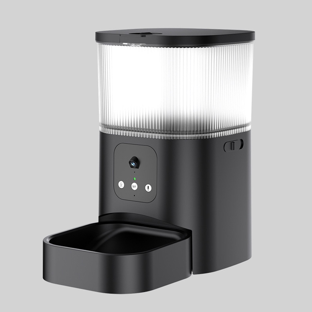 3L Video Camera Automatic Cat Feeder With Video Cat Dry Food Dispenser ...