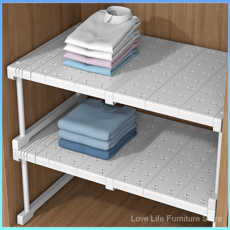 Wardrobe Layered Partition Wardrobe Shoe Cabinet Segmented Organizer ...