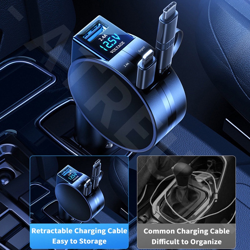 Mercedes Benz Car Mobile Phone USB Charger Universal 3 in 1 Extension ...