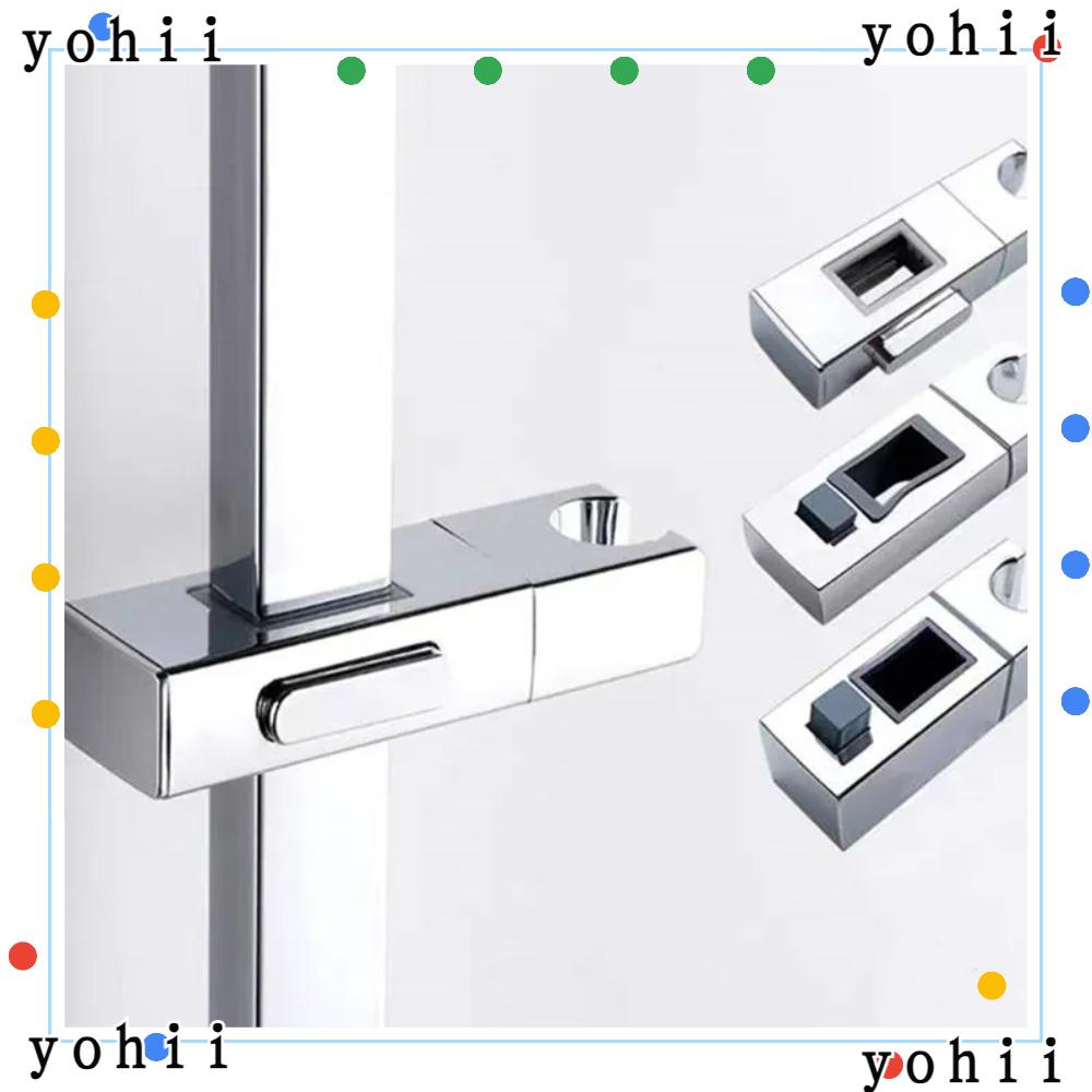 YOHII Shower Head Holder, Rotatable Square Pipe Bathroom Slide Bar ...