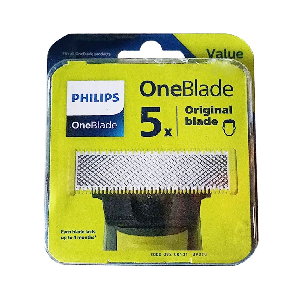 Philips QP250/50 OneBlade Replacement Blade - 5 Count, fits all ...