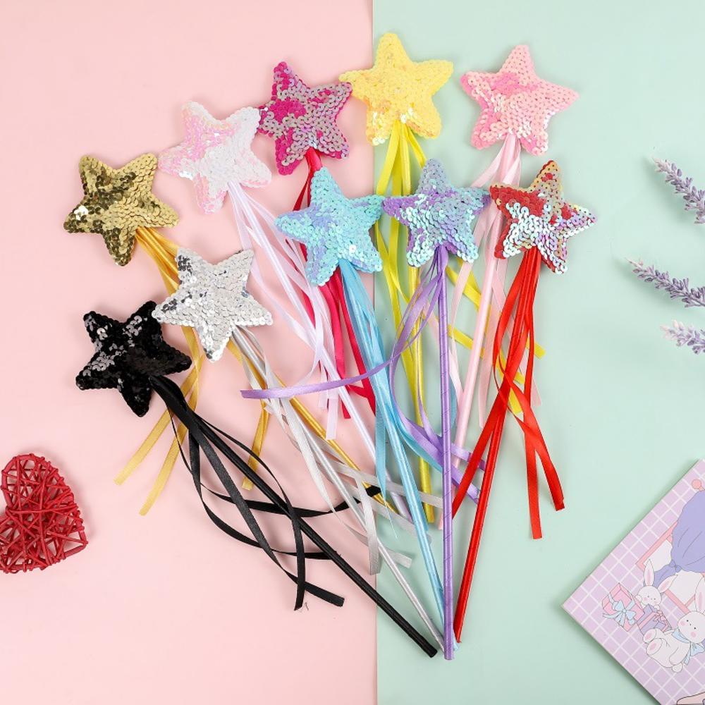 Cute Fairy Wand Dreamlike Five Pointed Star Fairy Wand Kids Magics ...
