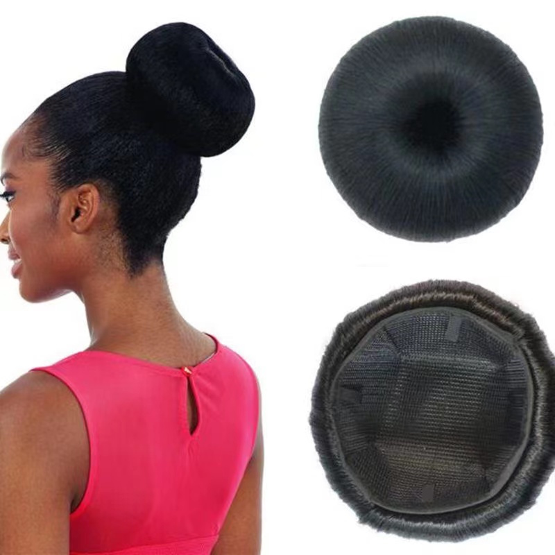 Apple Shape Retro Style Bun Marubeni Hair High Bristle Synthetic ...