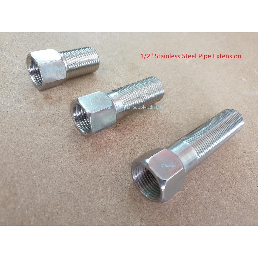 Quality Stainless Steel Pipe Extension Threaded Fitting 1/2 ...