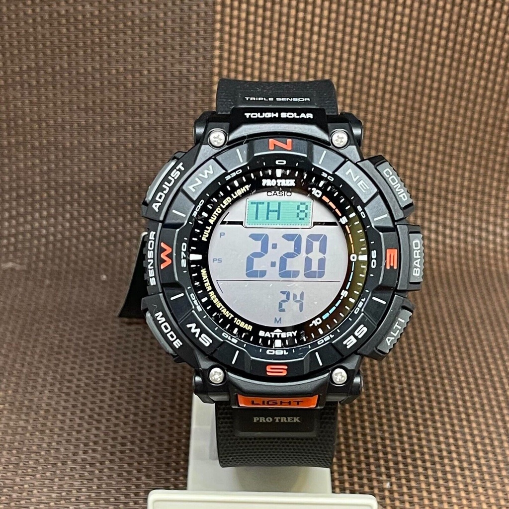 Casio Pro-trek PRG-340-1D Climber Outdoor Sport Solar Power Digital Men ...