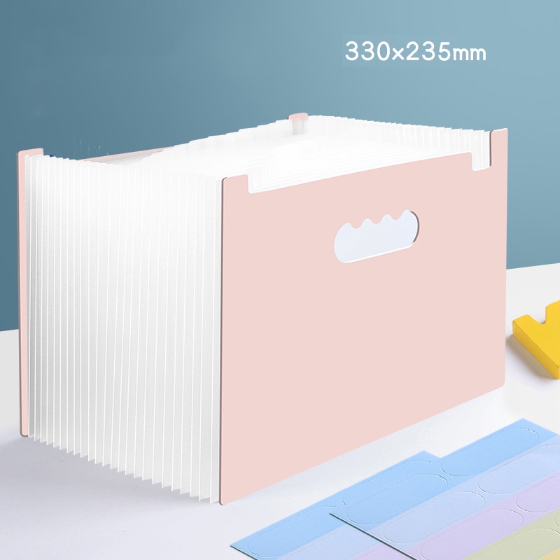 25 Pockets Expanding File Folder, Upright & Open Top, Larger Capacity ...