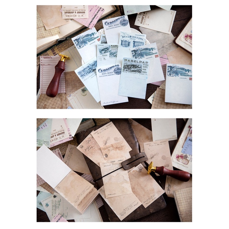 60 Pcs Scrapbooking Paper Vintage Decorative Paper DIY Vintage Craft ...