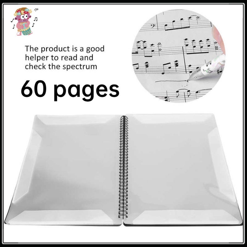 30 Sheets Piano Score Folder Smooth Expanded Music Score Protection ...