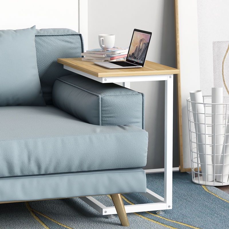 Side Table Corner Table Small Coffee Table Bedside Table C- Shape Clamp ...