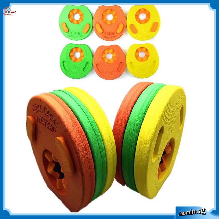 6PCs/ Pack EVA Foam Swim Discs Arm Bands Floating Sleeves Inflatable ...