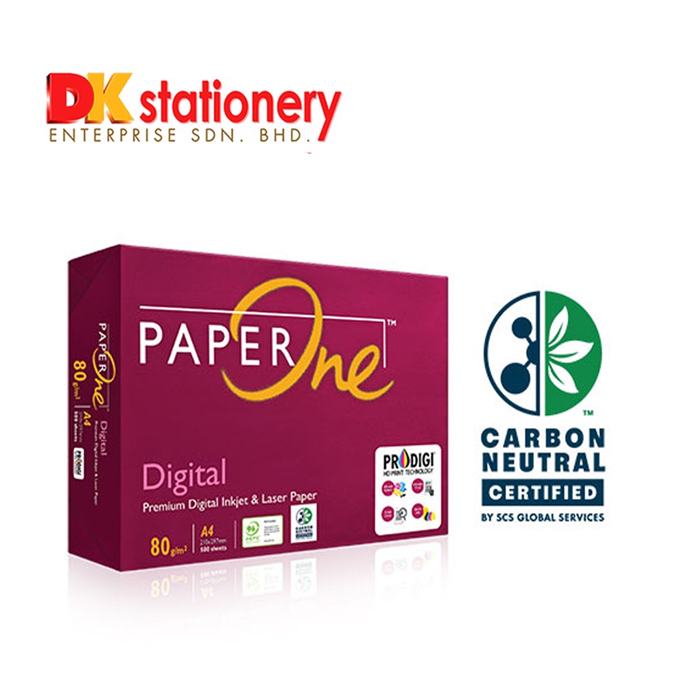 Paper One Carbon Neutral A4 80gsm 500's Copier Paper | Shopee Singapore