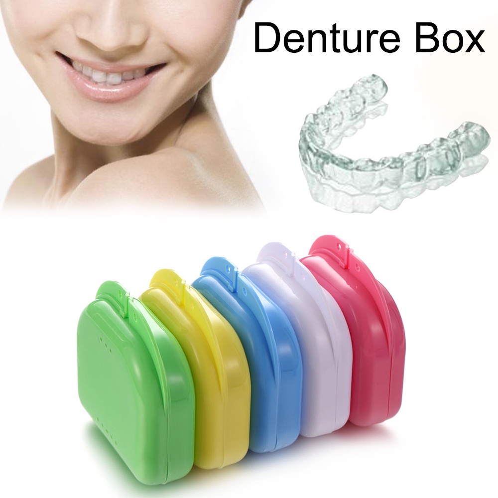 New Dental Orthodontic Retainer Denture Storage Box Box Mouth Guard Box ...