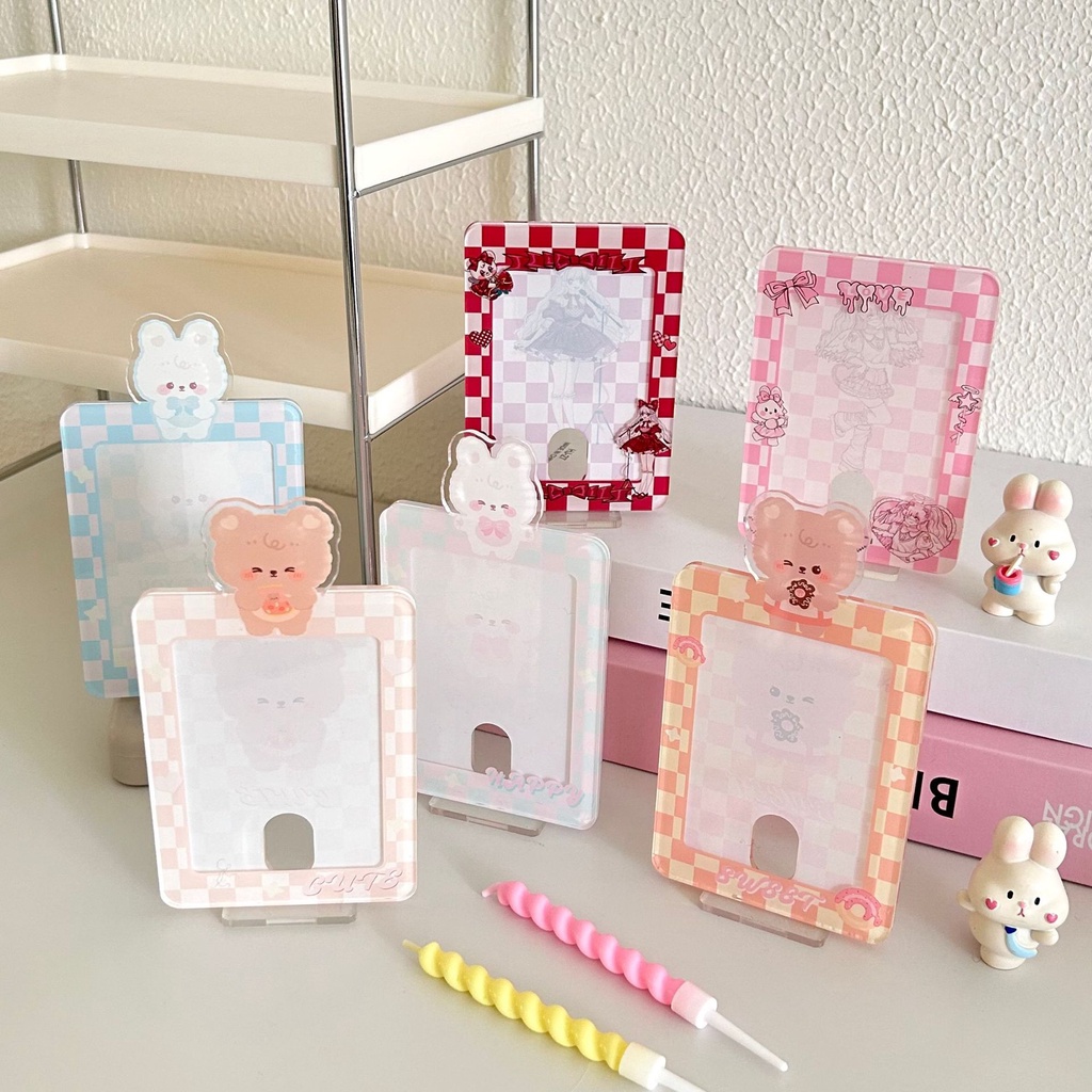 Kaka Bear Small Card Display Stand Stand Goo Card Holder Goo Plate ...