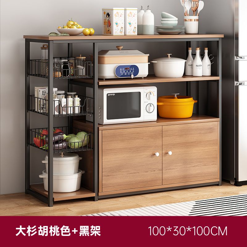 [48h Shipping] Cabinet kitchen storage rack floor multi-layer storage ...