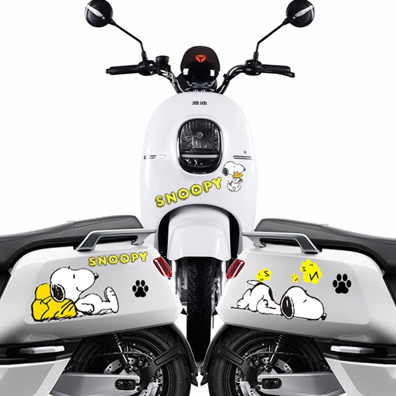 Battery Car Snoopy Set Snoopy Battery Car Sticker Battery Car Sticker ...