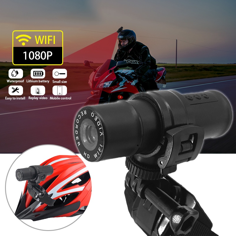 Waterproof Motorcycle Camera DVR Camcorder Full HD 1080P Wifi Bicycle ...