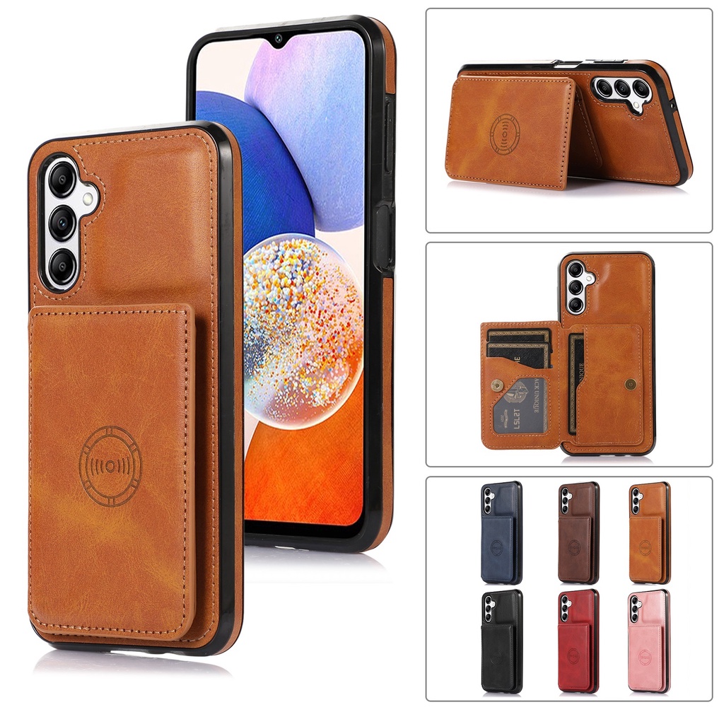 Case For Samsung A14 A34 A54 A04 A13 A33 A53 A24 Wallet Leather Casing ...