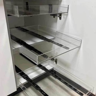 High transparency acrylic custom drawer size DIY material cabinet nail ...